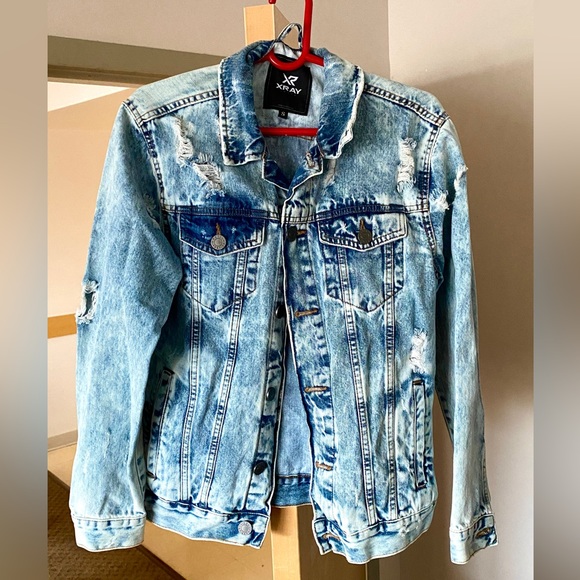X Ray | Jackets & Coats | Xray Ripped Denim Jacket | Poshmark